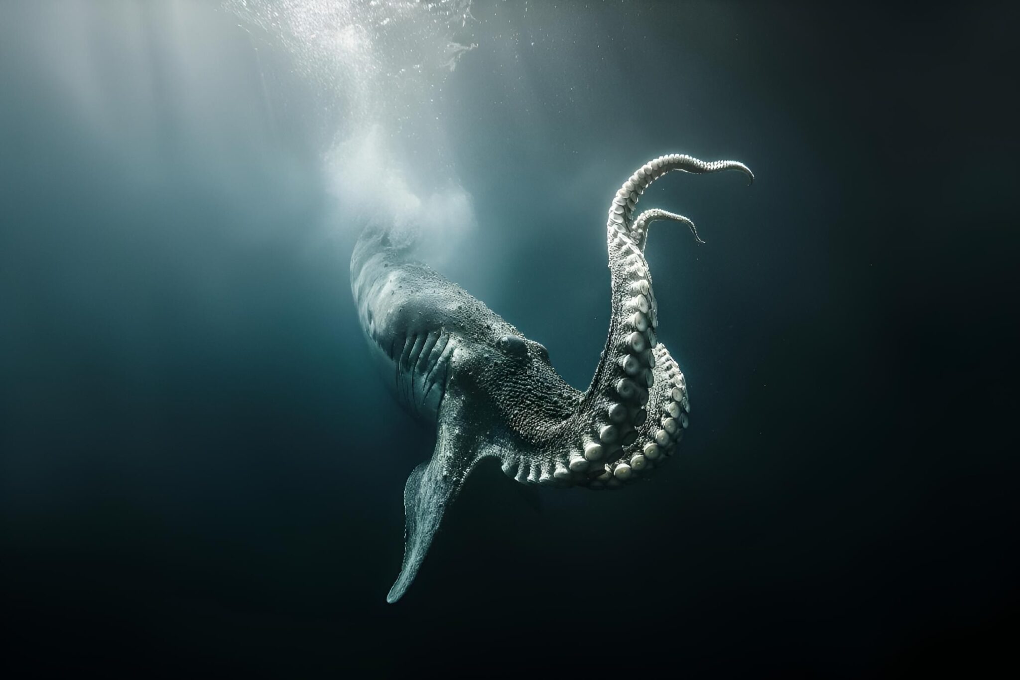 Primo video di un calamaro colossale vivo dopo un secolo di ricerche ...